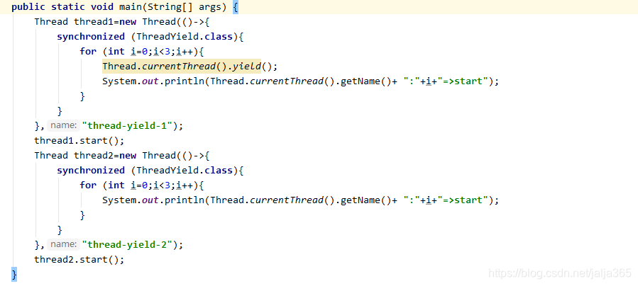 JAVA并发编程(七)之yield方法_java yield方法-CSDN博客