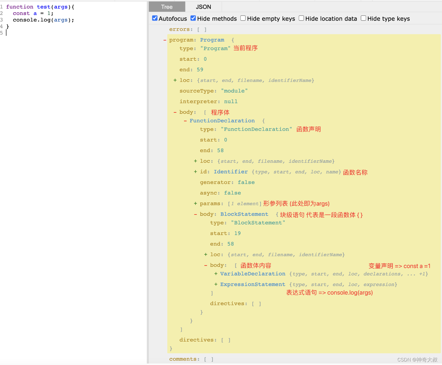 Babel AST代码转换、生成-CSDN博客
