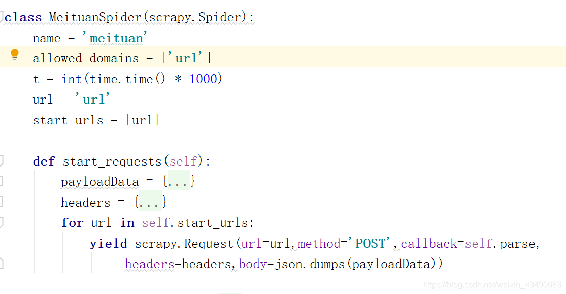 关于scrapy post请求 request payload_python scrapy post只能传json吗-CSDN博客