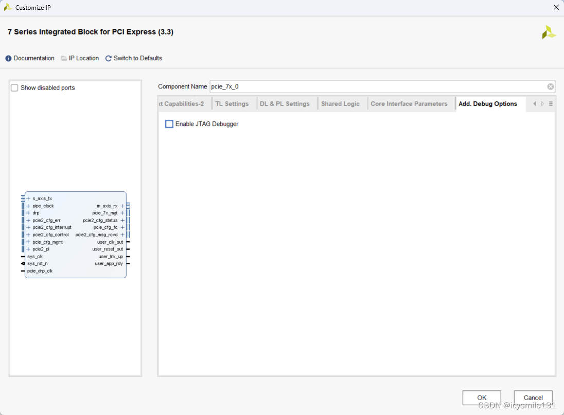 7 Series FPGAs Integrated Block for PCI Express IP核 Advanced模式配置详解（三）_enable lane reversal-CSDN博客