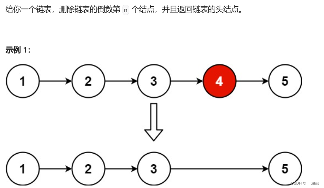 面试手撕-删除链表第N个节点-LeetCode 19_从指定节点开始删除n个节点的数据-CSDN博客