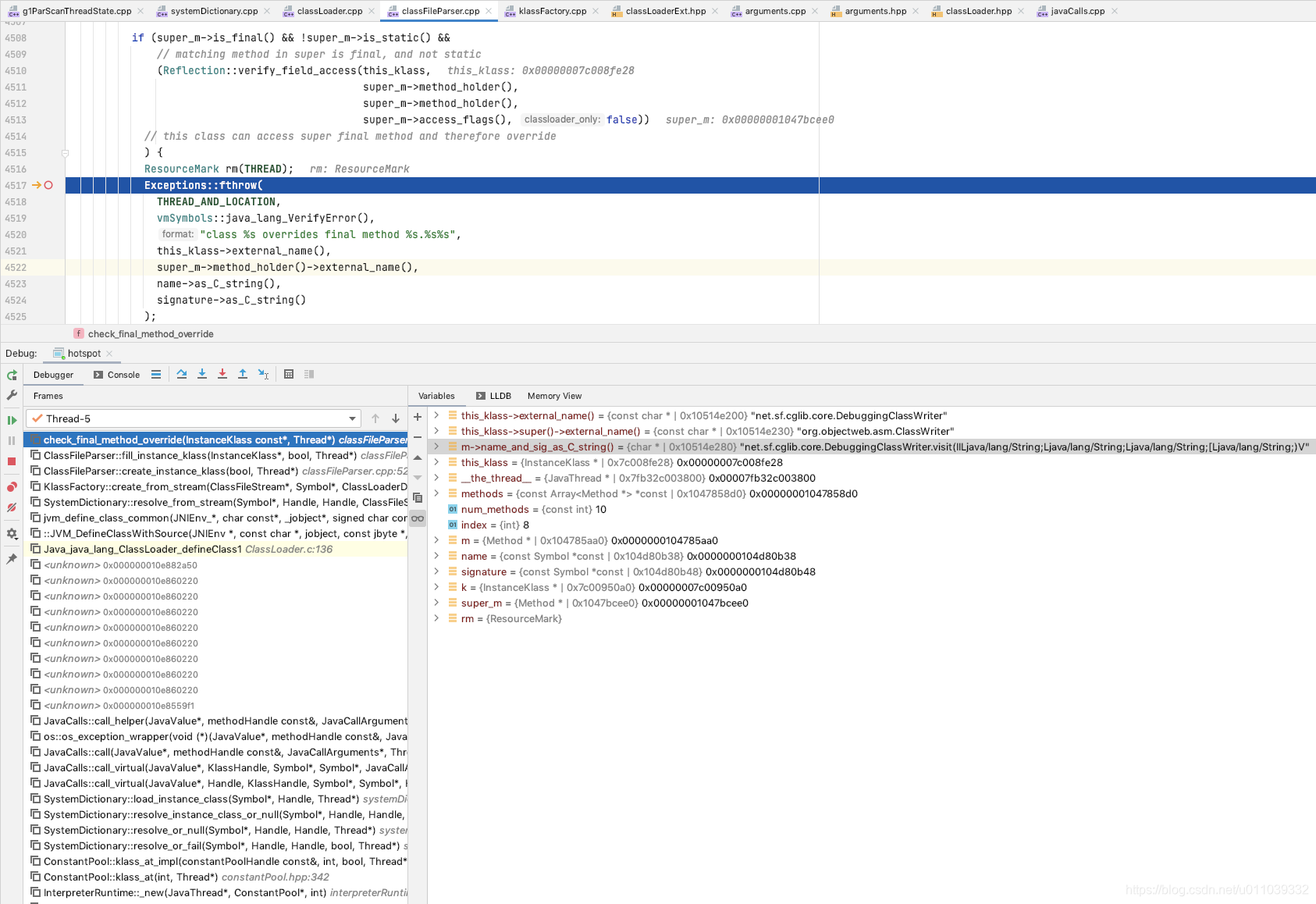 80 关于 VerifyError net.sf.cglib.core.DebuggingClassWriter overrides final method visit_java.lang ...