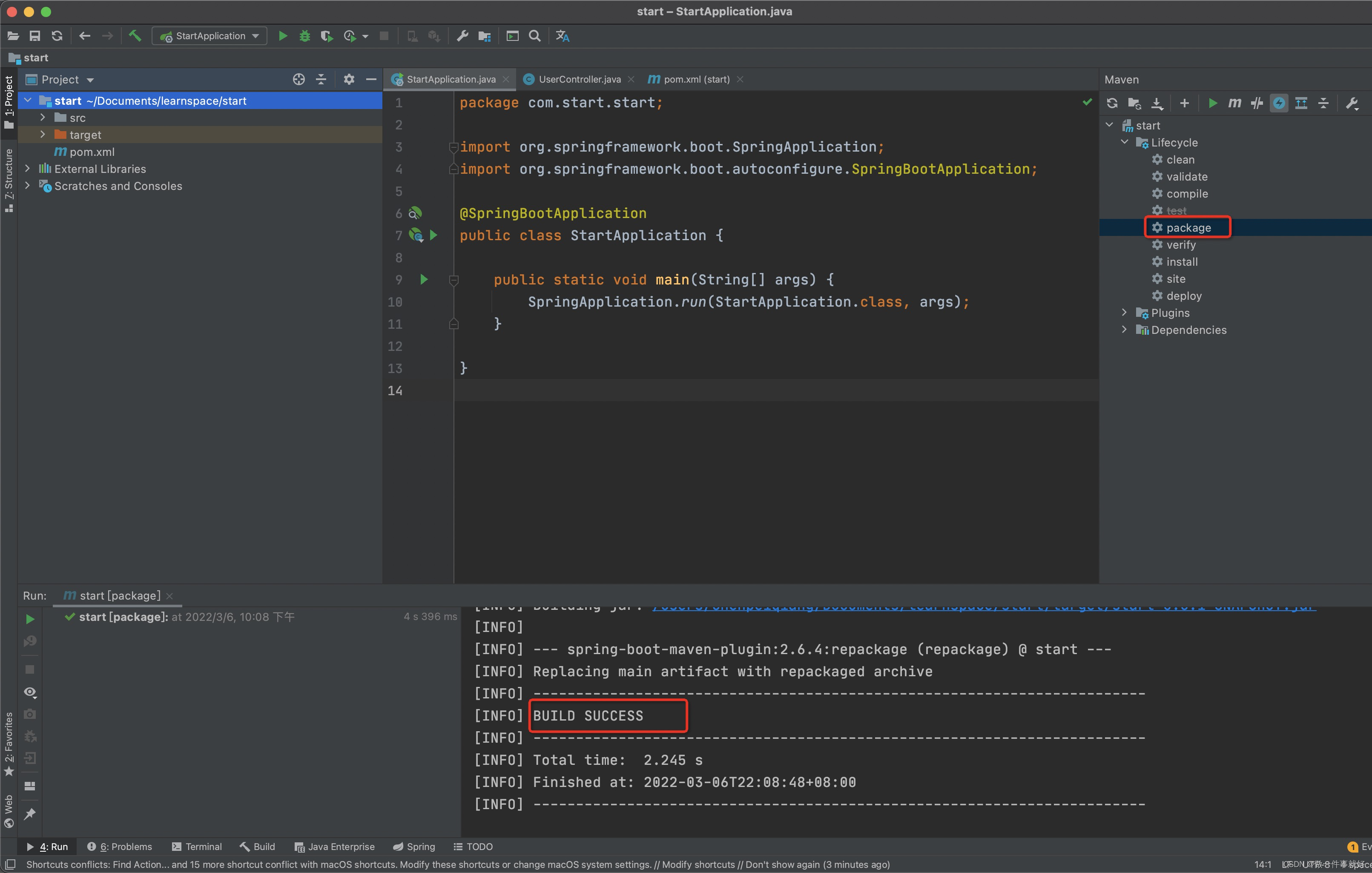 项目启动报程序包org.springframework.boot不存在_package org.springframework.boot ...