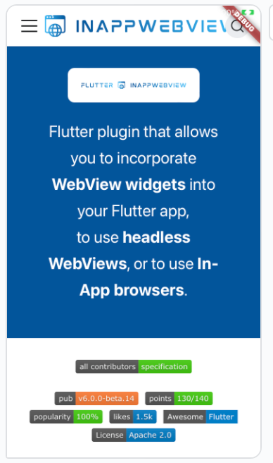 Flutter与Webview交互_flutter inappwebview-CSDN博客
