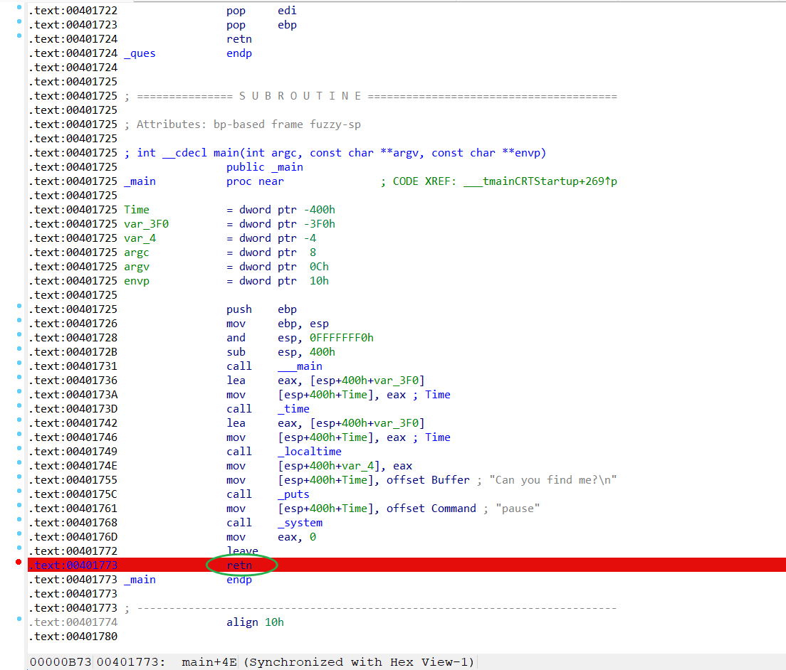 ida调试技巧-通过修改eip寄存器的值强制运行程序中存在但未被调用的函数_ida运行程序-CSDN博客