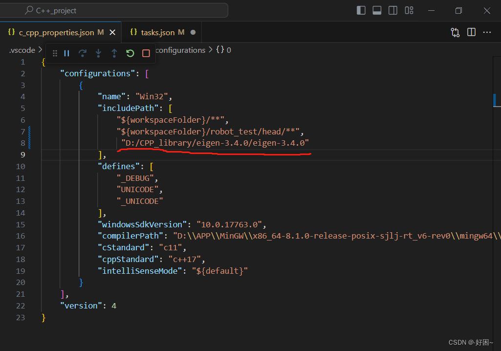 全网最简洁安装Eigen库方法(Win端+VScode)_eigen库安装-CSDN博客