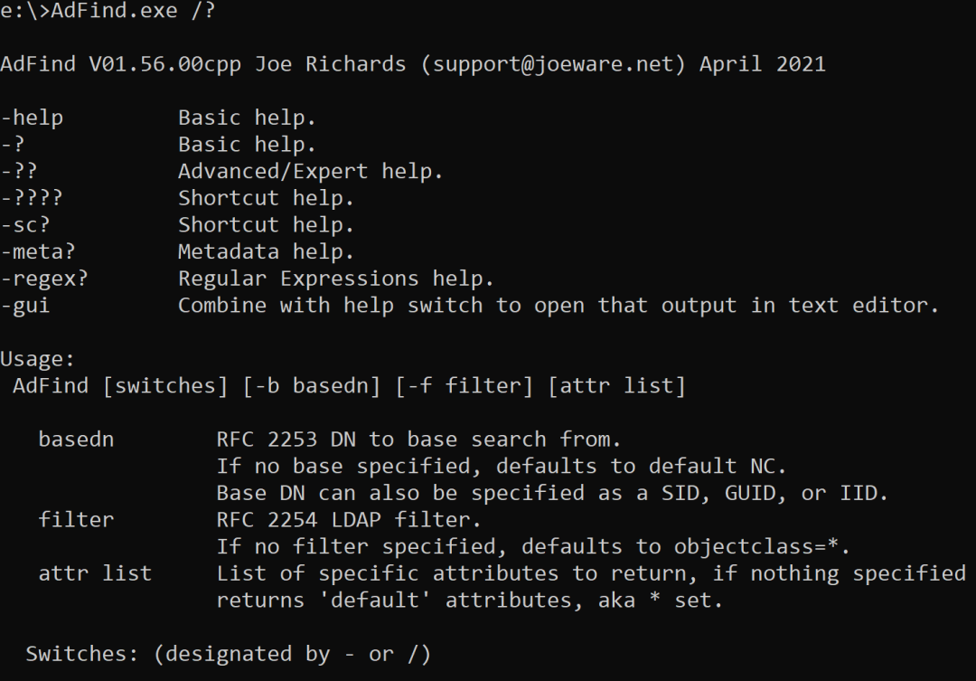 Adfind的使用-CSDN博客