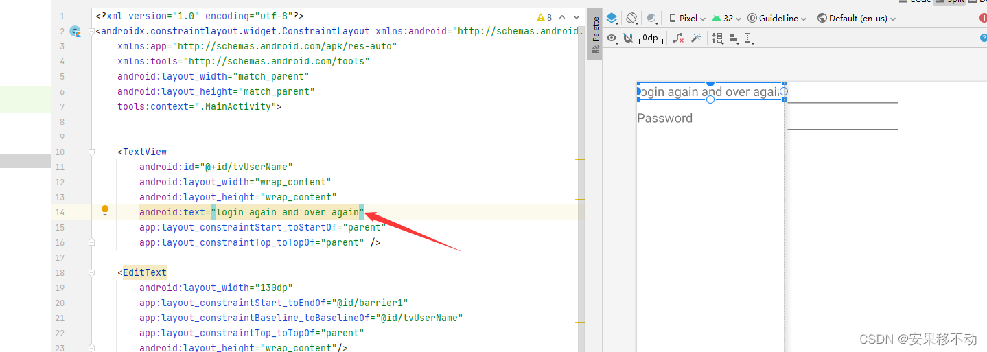 Android 协调者布局:ConstraintLayout Barrier_androidx.constraintlayout.widget.barrier-CSDN博客