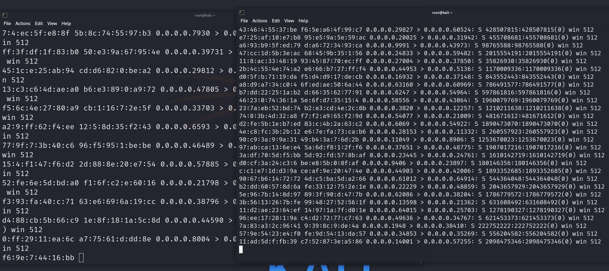 使用macof发起MAC地址泛洪攻击-CSDN博客