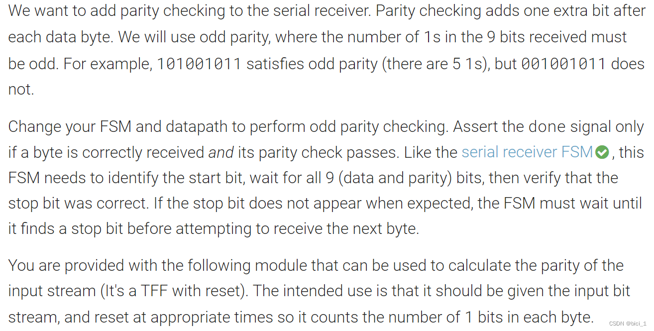 HDLbits_Finite State Machines 部分（Fsm serial到Fsm serialdp）_hdlbits fsm serialdp-CSDN博客