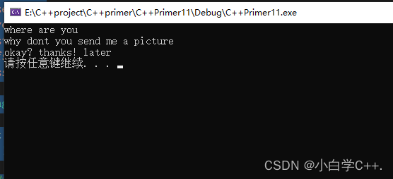 C++Primer11.3.6节练习_c++ primer 11.3.6-CSDN博客