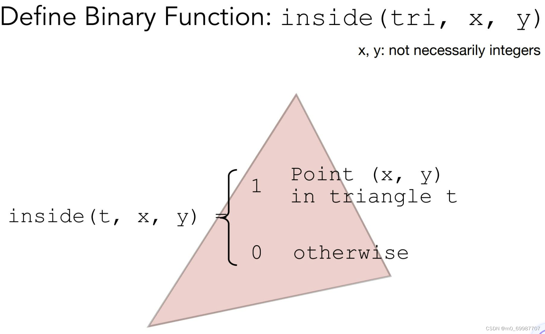 GAMES101笔记04：Rasterization 1 (Triangles) (光栅化1（三角形）)_how to rasterize a triangle-CSDN博客