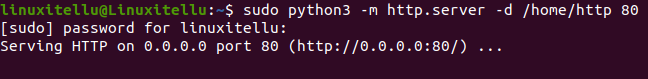 在Linux中使用Python启动http服务详细攻略_python 在linux启动端口-CSDN博客