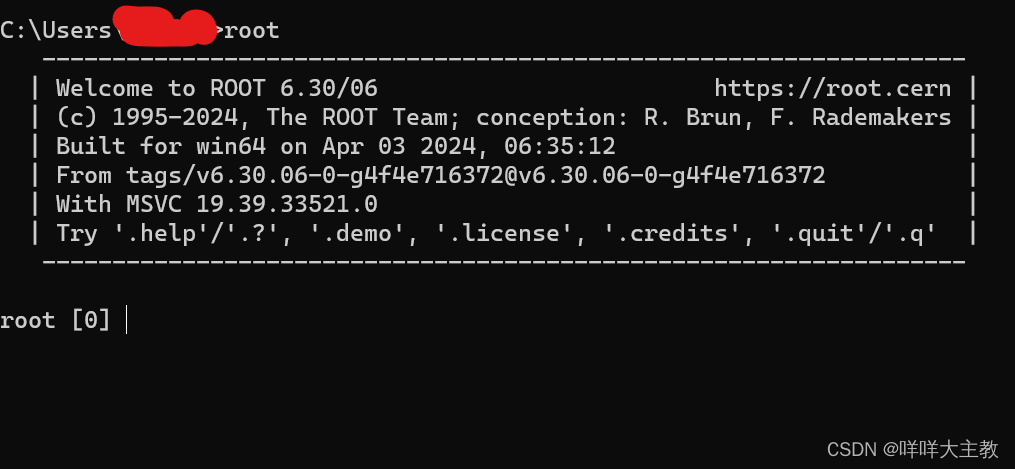 Windows11平台在VS2022上通过CMake安装C++绘图库ROOT库_如何在vs2022中运行root-CSDN博客