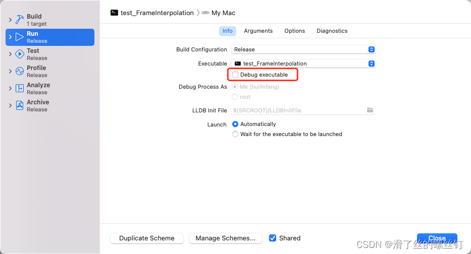 Message from debugger: debug-server is x86_64 binary running in translation, attached failed ...