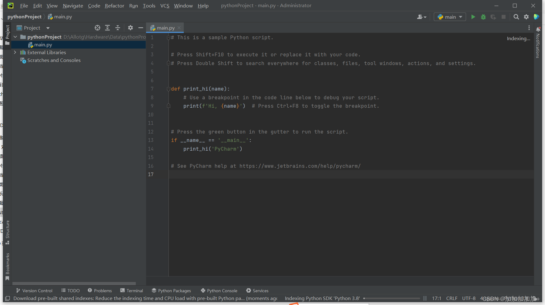 开始学习python了，第一个就是搭建python开发环境docker Python开发环境 Csdn博客