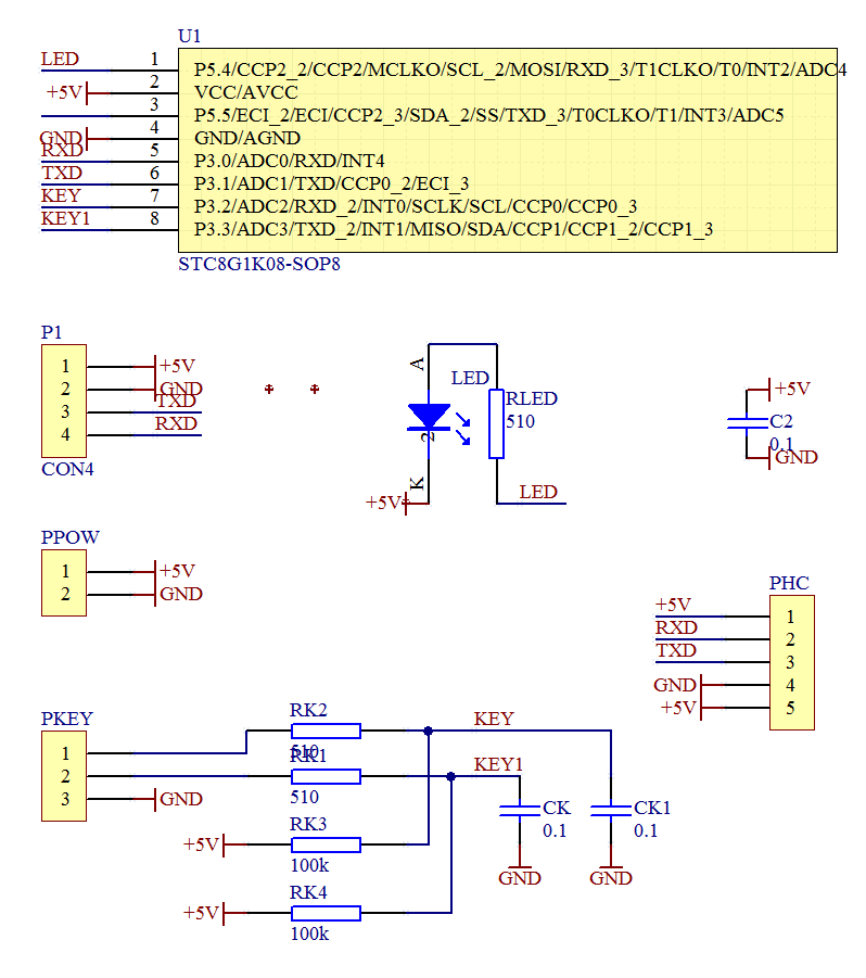 基于 STC8G 的无线遥控器_sop8 mcu 无线遥控-CSDN博客