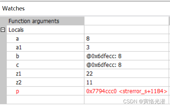 CodeBlocks监视窗口(Watchs)进行调试（引用类型与指针）_codeblocks watch窗口-CSDN博客
