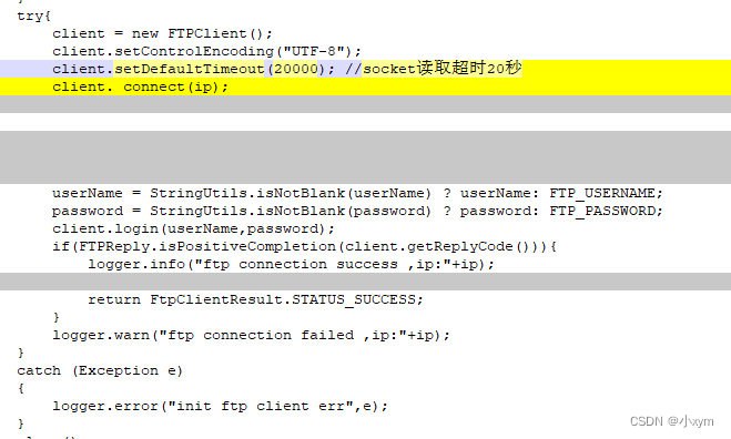 FTPClient使用中，碰到SocketTimeoutException 坑_ftpclient.storefile timeout-CSDN博客