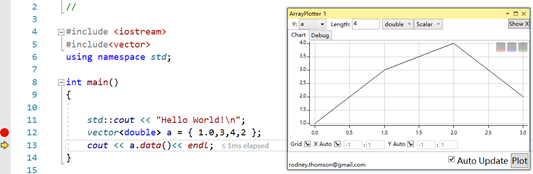 Visual Studio 2017调试时内存数据可视化插件_arrayplotter-CSDN博客