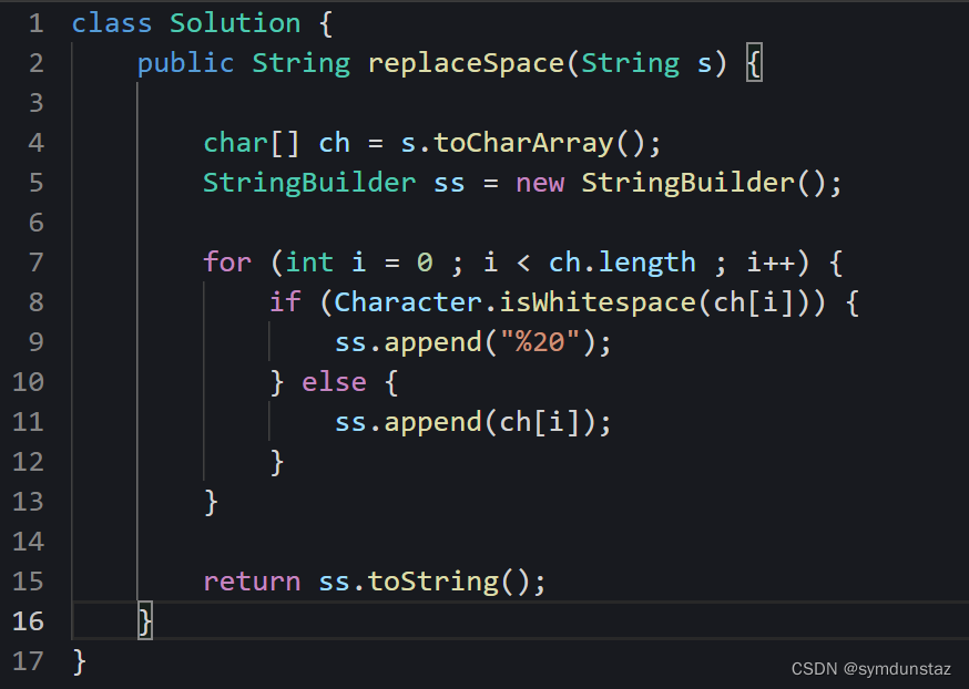 代码随想录刷题|LeetCode 344.反转字符串 541. 反转字符串II 剑指Offer 05.替换空格 151.反转字符串里的单词 剑指Offer58-II.左旋转字符串-CSDN博客
