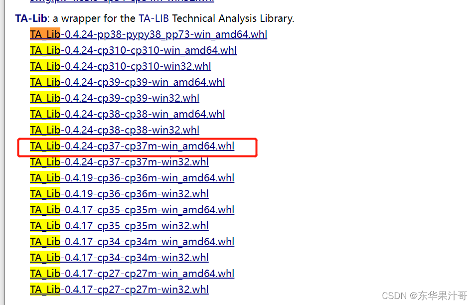 【股票分析包 talib 安装】5分钟教你正确安装python talib库_进阶爬虫专栏-python-CSDN专栏