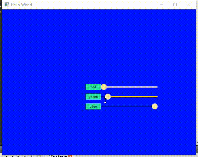 QML(三):view-model下颜色进度条调整皮肤色调_qml调频slide-CSDN博客