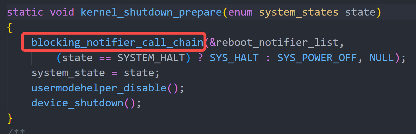 linux-内核通知链相关（关机、重启通知，kernel-5.10为例）_reboot通知链-CSDN博客