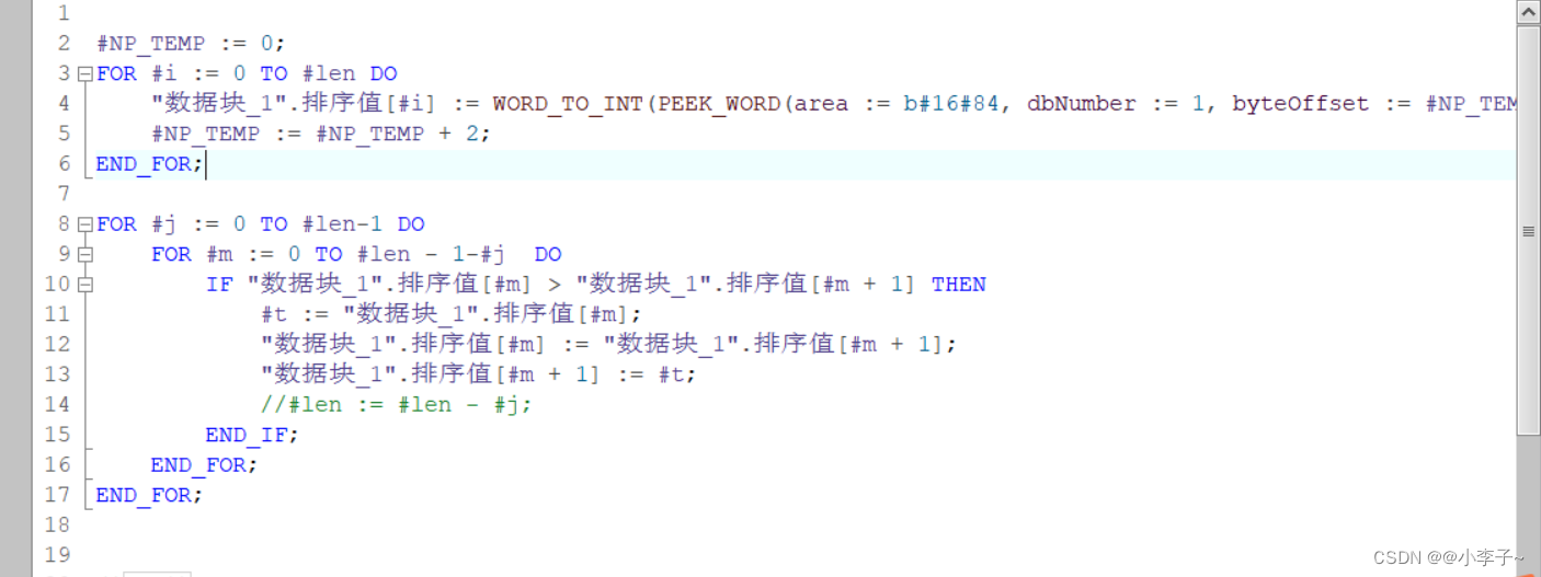 【SCL】for循环指令的应用&三层电梯模拟控制_博图for循环-CSDN博客
