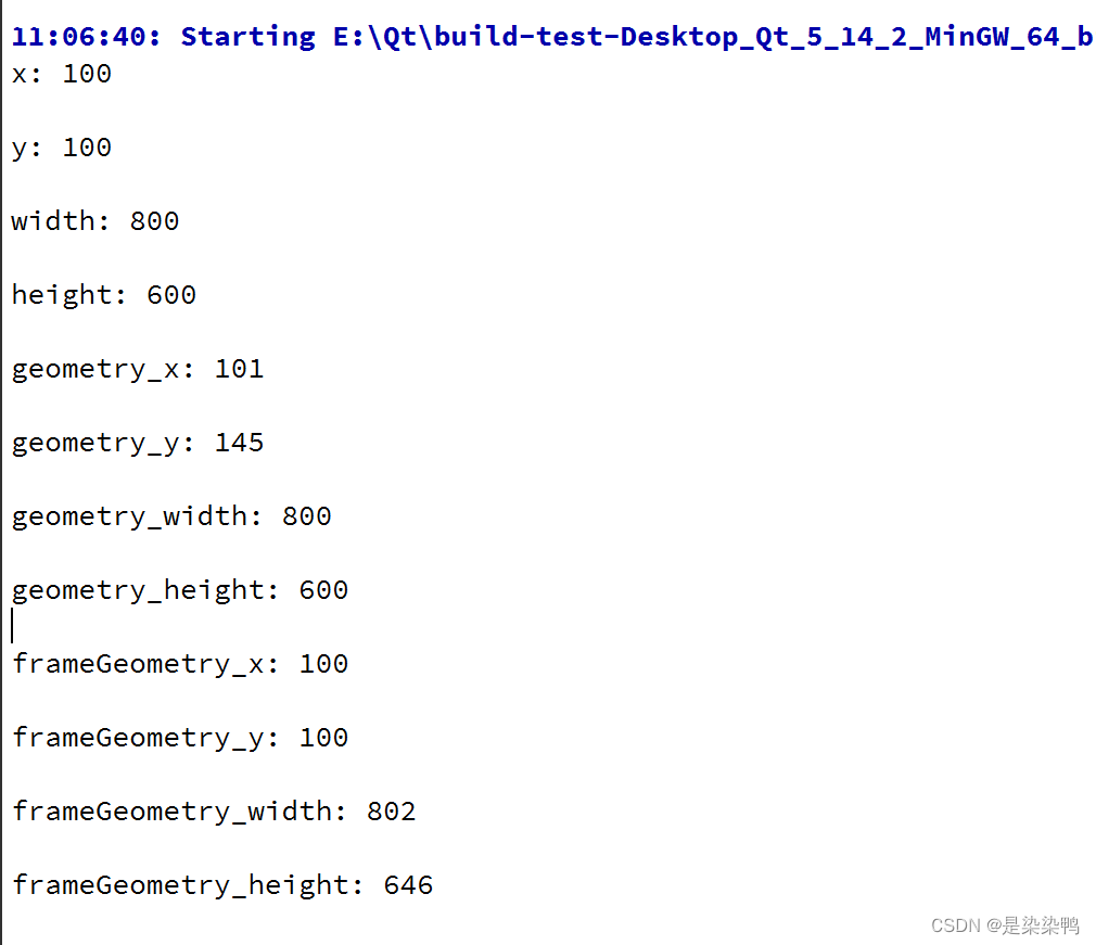 Qt坐标系统x(),y(),geometry(),frameGeometry区别_qt geometry-CSDN博客