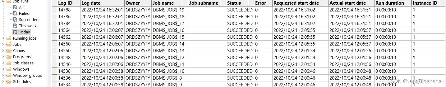 Oracle数据库异步执行存储过程实践-CSDN博客