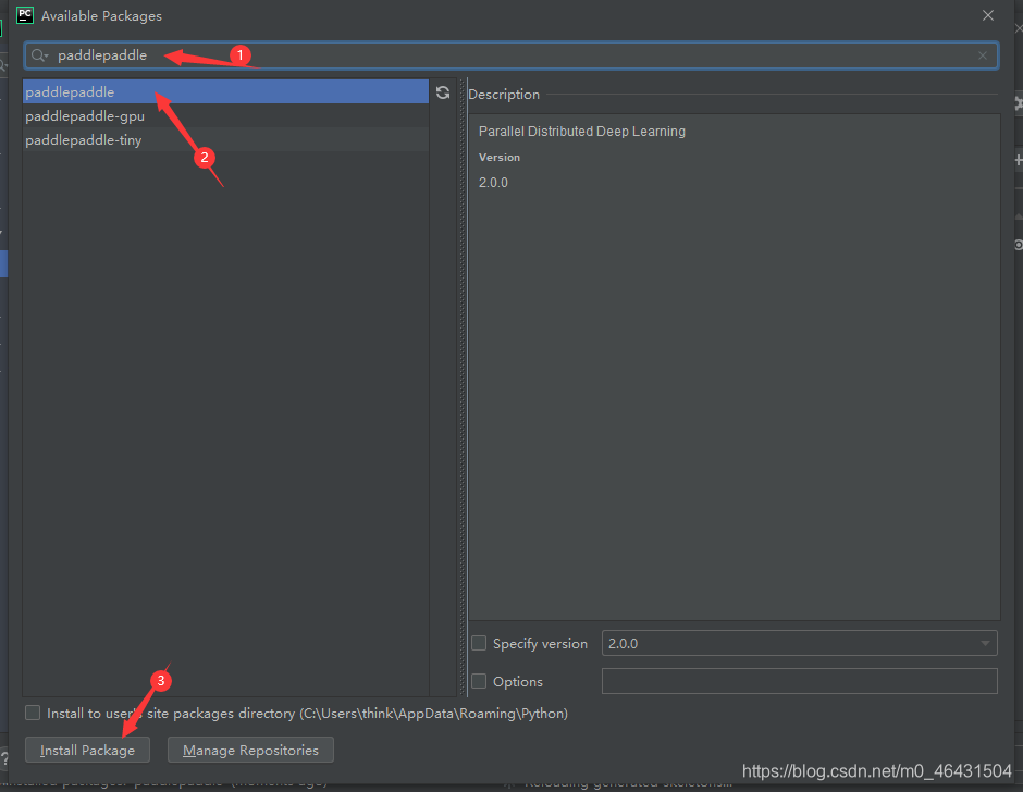 如何在PyCharm中安装PaddlePaddle?_pycharm安装paddle-CSDN博客