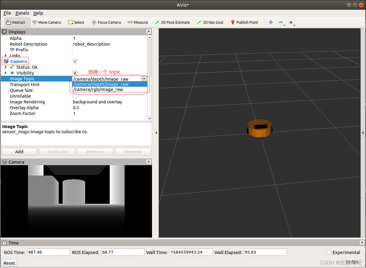 【ROS进阶篇】第十一讲 基于Gazebo和Rviz的机器人联合仿真(运动控制与传感器）_在rviz中控制机器人模型运动-CSDN博客