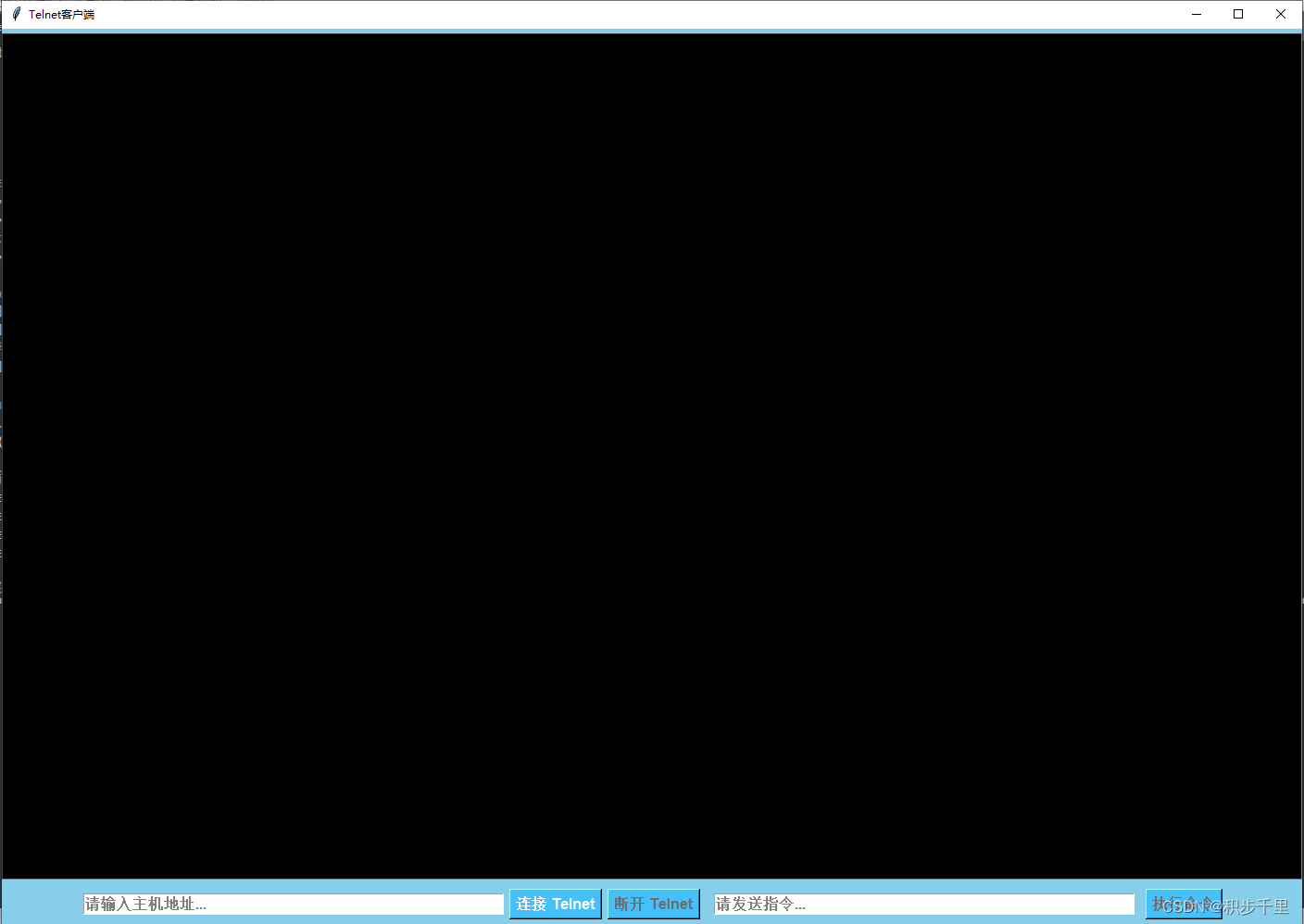 python 创建 Telnet 客户端_python telnet-CSDN博客