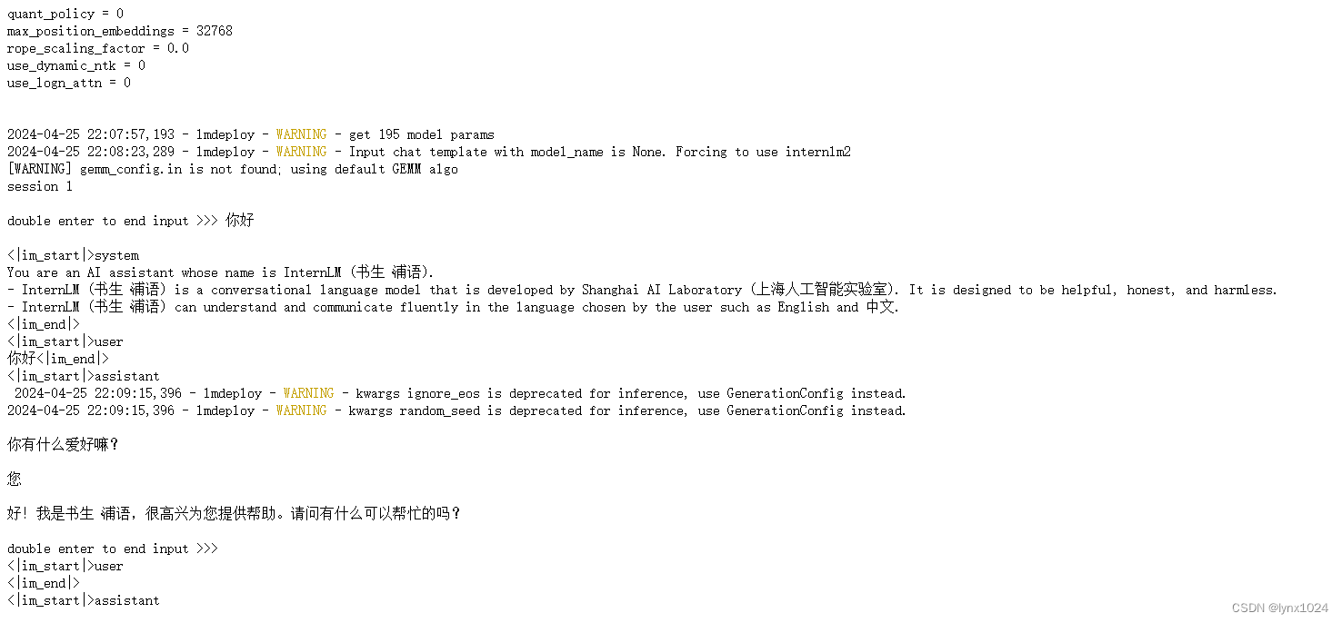 第5节 Lmdeploy 量化部署 Llm 实践 作业lmdeploy Openapi 报错 Csdn博客