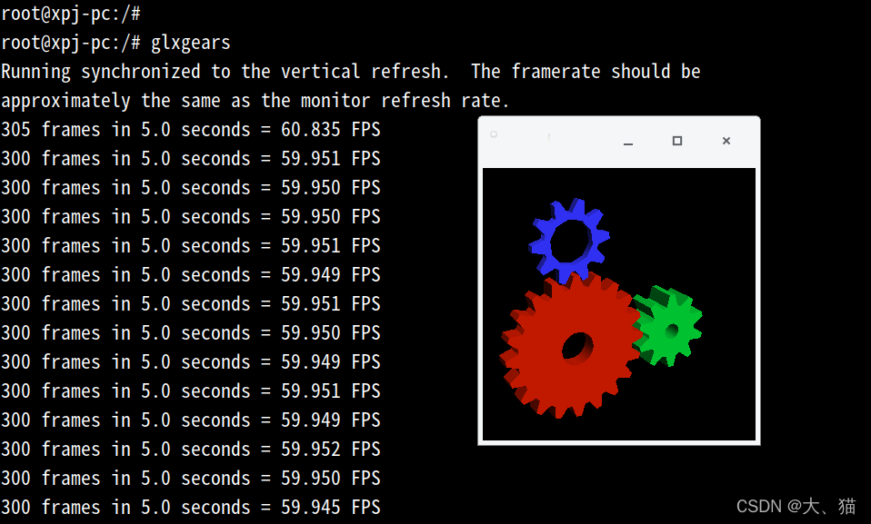 Linux下2D、3D及GPU性能测试_glxgears-CSDN博客
