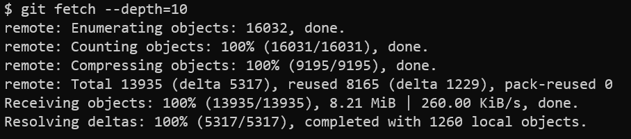 git clone拉去分支拉不下来，命令也报错_fatal: --unshallow on a complete repository does n-CSDN博客