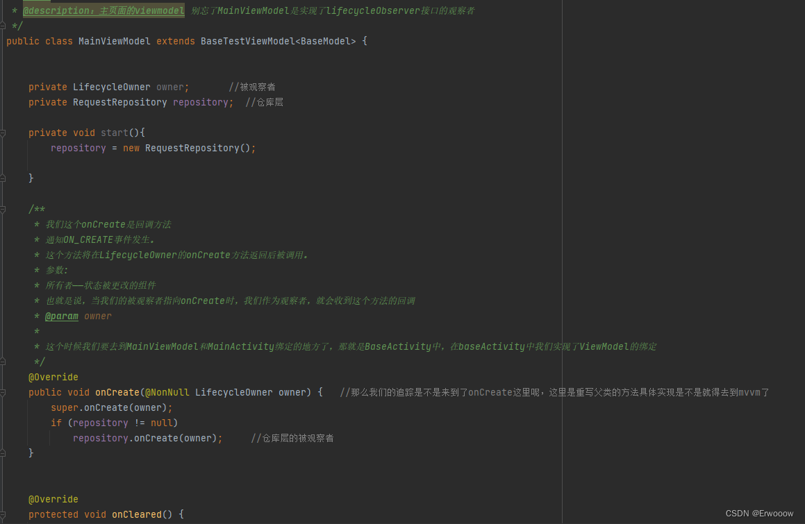 Mvvm中的Lifecycle_viewmodel lifecycleowner-CSDN博客