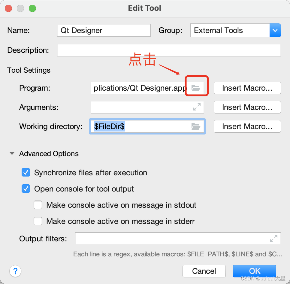MAC 在pycharm中安装PyQt工具（Qt Designer、PyUIC）附下载链接_pyuic下载-CSDN博客