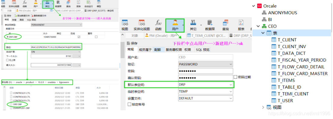 Oracle数据库通过Navicat创建表并建立链接---实操_navaicat 建立oracle表空间 到使用jdbc连接-CSDN博客