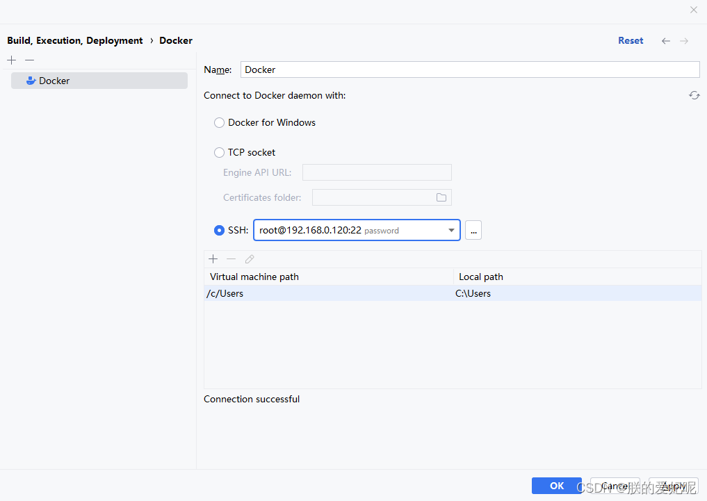 IDEA连接Docker报错 org.apache.hc.core5.http.NoHttpResponseException: 127.0.0.1:80 failed to respond ...
