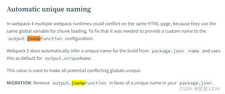 webpackJsonp 同一个html 中重复定义, 导致报错_jsonpfunction-CSDN博客