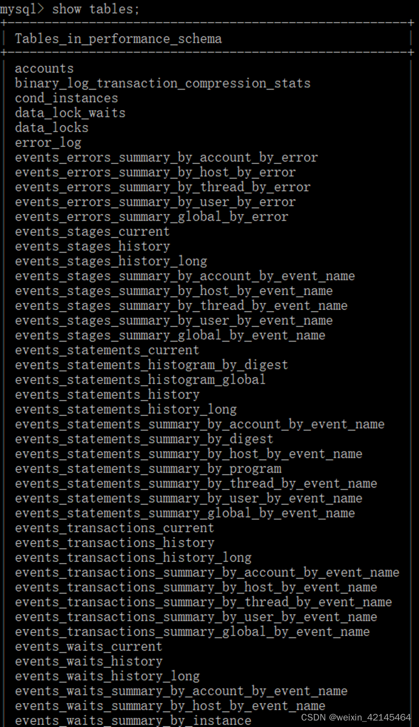 MySQL调优之性能监控- performance schema详解与实践_performance-schema-instrument-CSDN博客