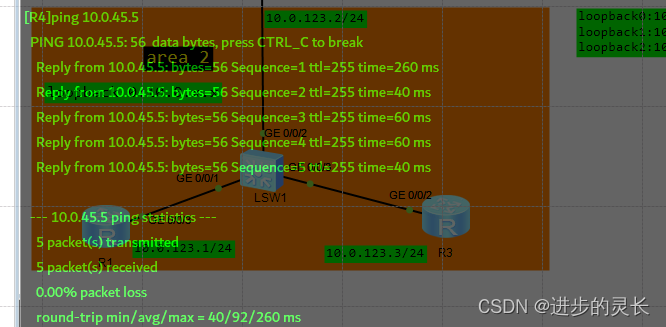 使用华为模拟器eNSP完成ospf配置实验_华为loopback-CSDN博客