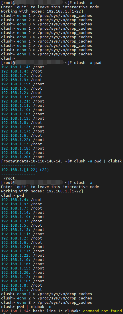 集群管理命令总结_clush-CSDN博客