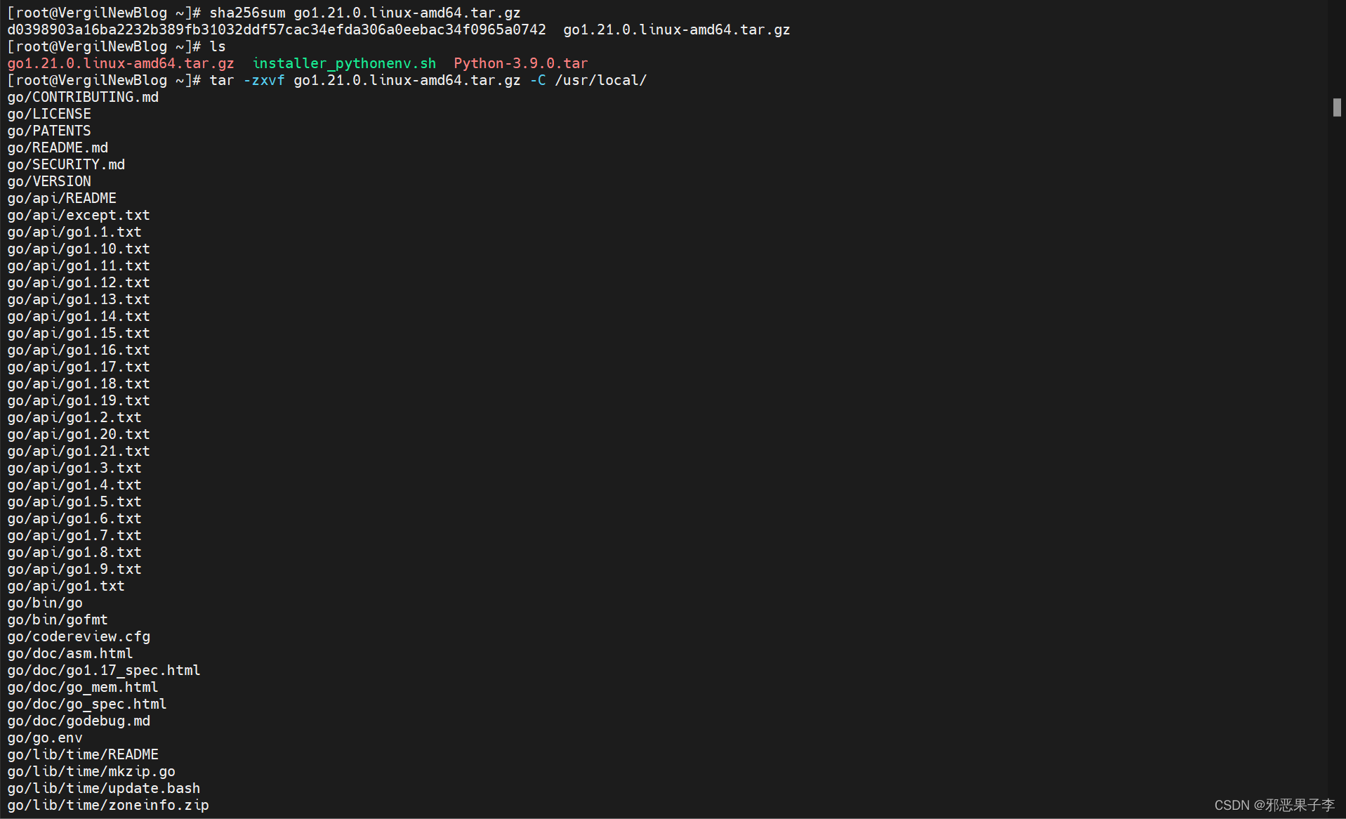 Linux配置安装Golang环境_linux golang环境安装-CSDN博客