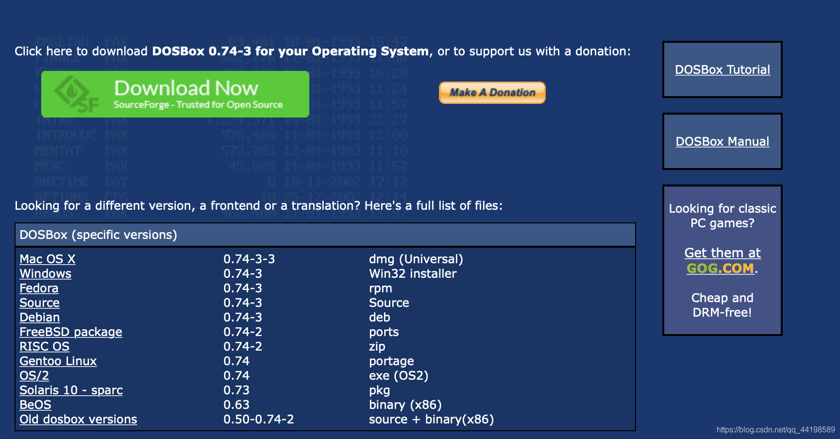 Windows下DOSbox的使用，及编写一个简单的Hello World_完整的dosbox-CSDN博客