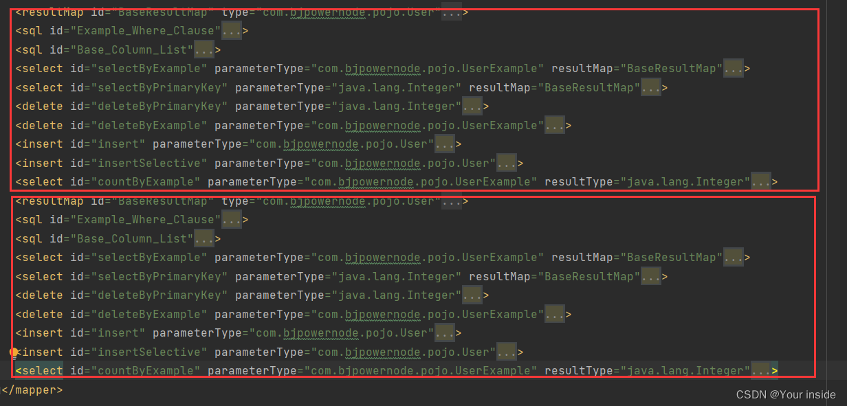 “Result Maps collection already contains value for xxx.UserMapper.BaseResultMap“错误_result maps ...