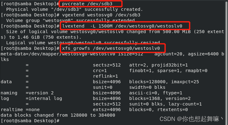 Linux LVM与VDO管理：扩展、缩减与快照应用-CSDN博客